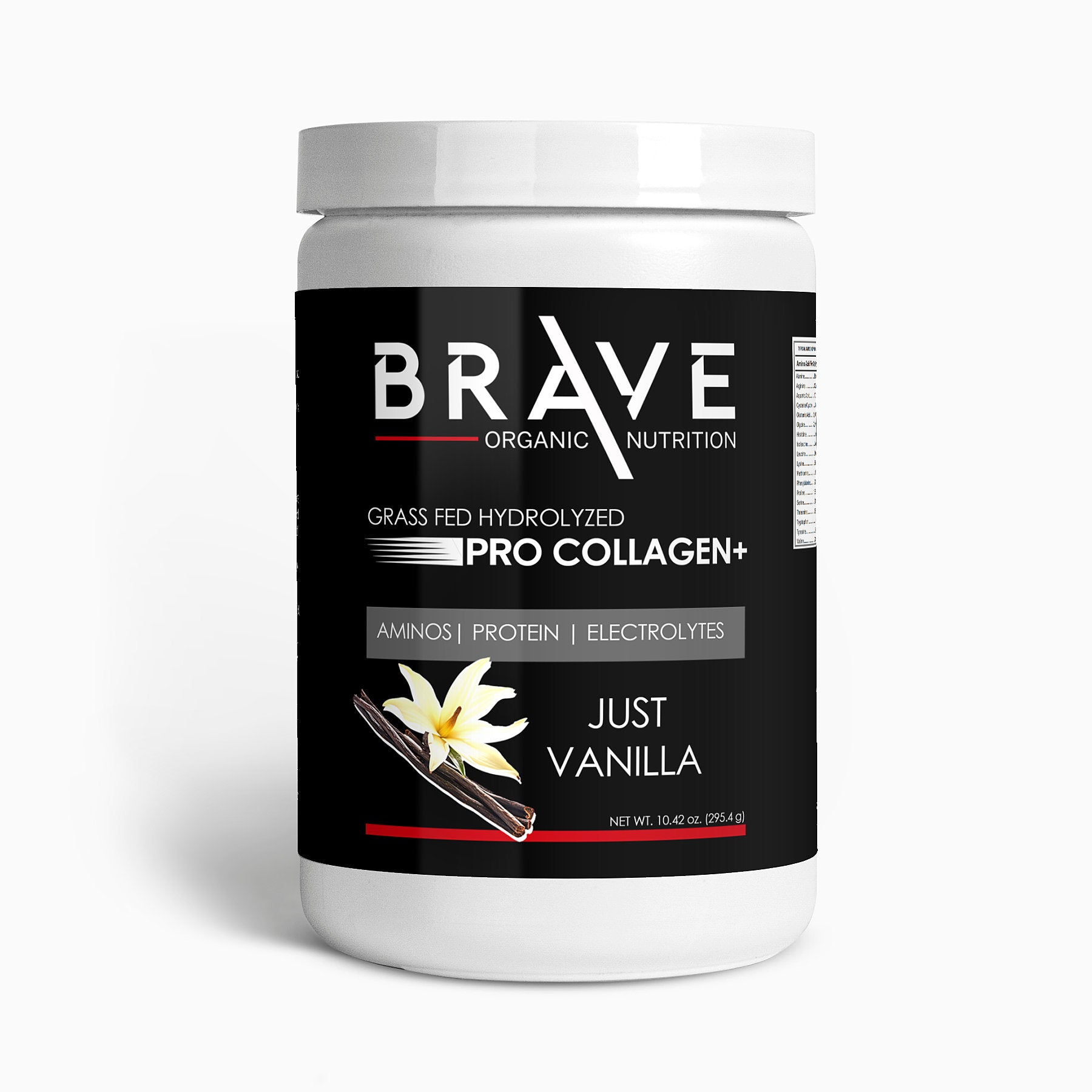 Pro Collagen+ Just Vanilla – Brave Organic